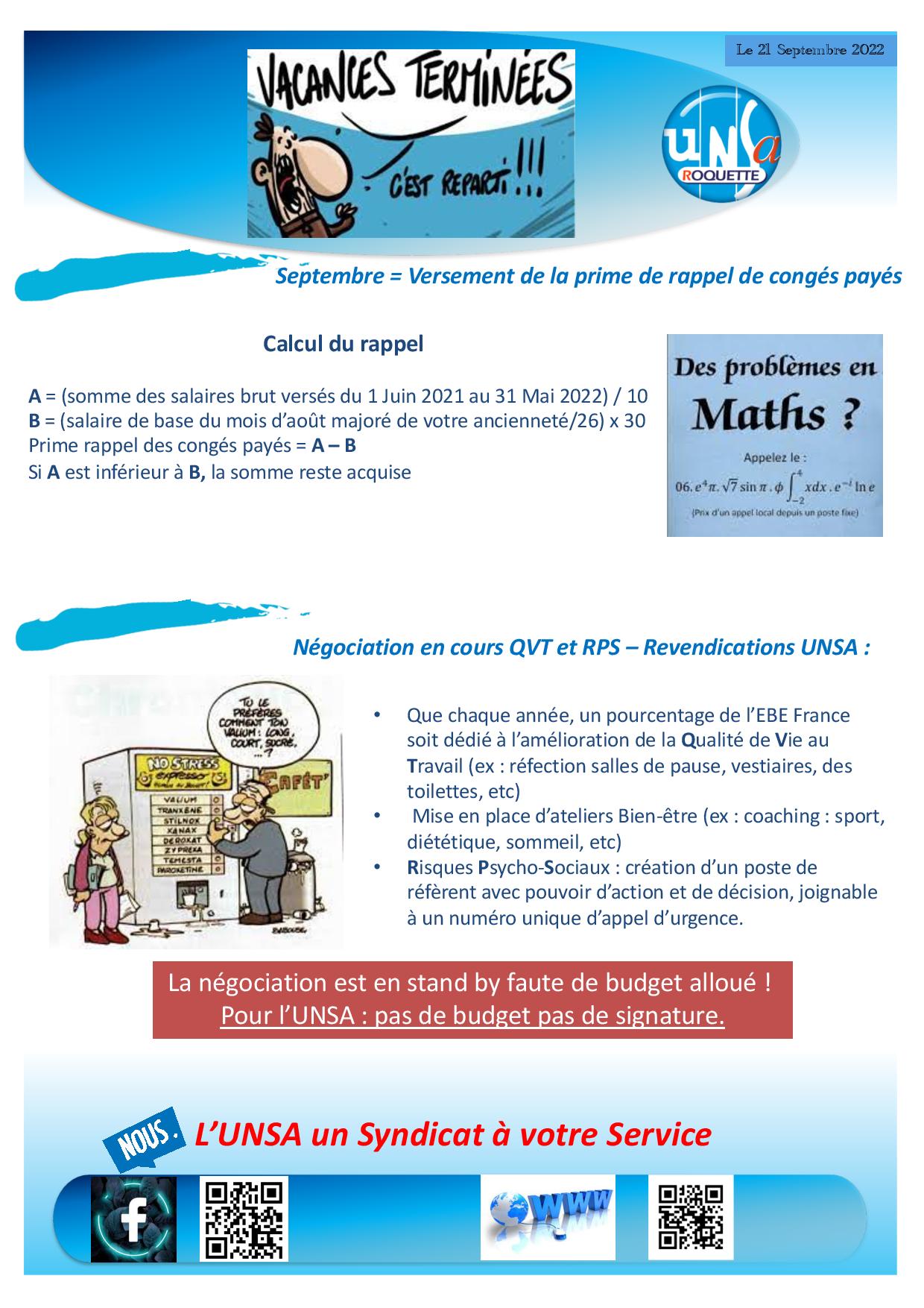 Tracts 2022 :: UNSA Roquette